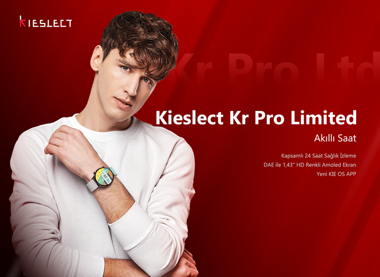 Kieslect Kr Pro Limited Amoled Ekran Akıllı Saat